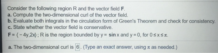 Solved Consider the following region R and the vector field | Chegg.com
