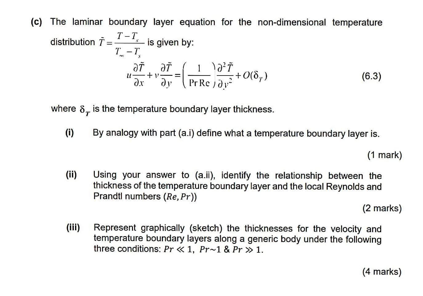 Solved u a²u) 11 Q.6 The non-dimensional form of the | Chegg.com