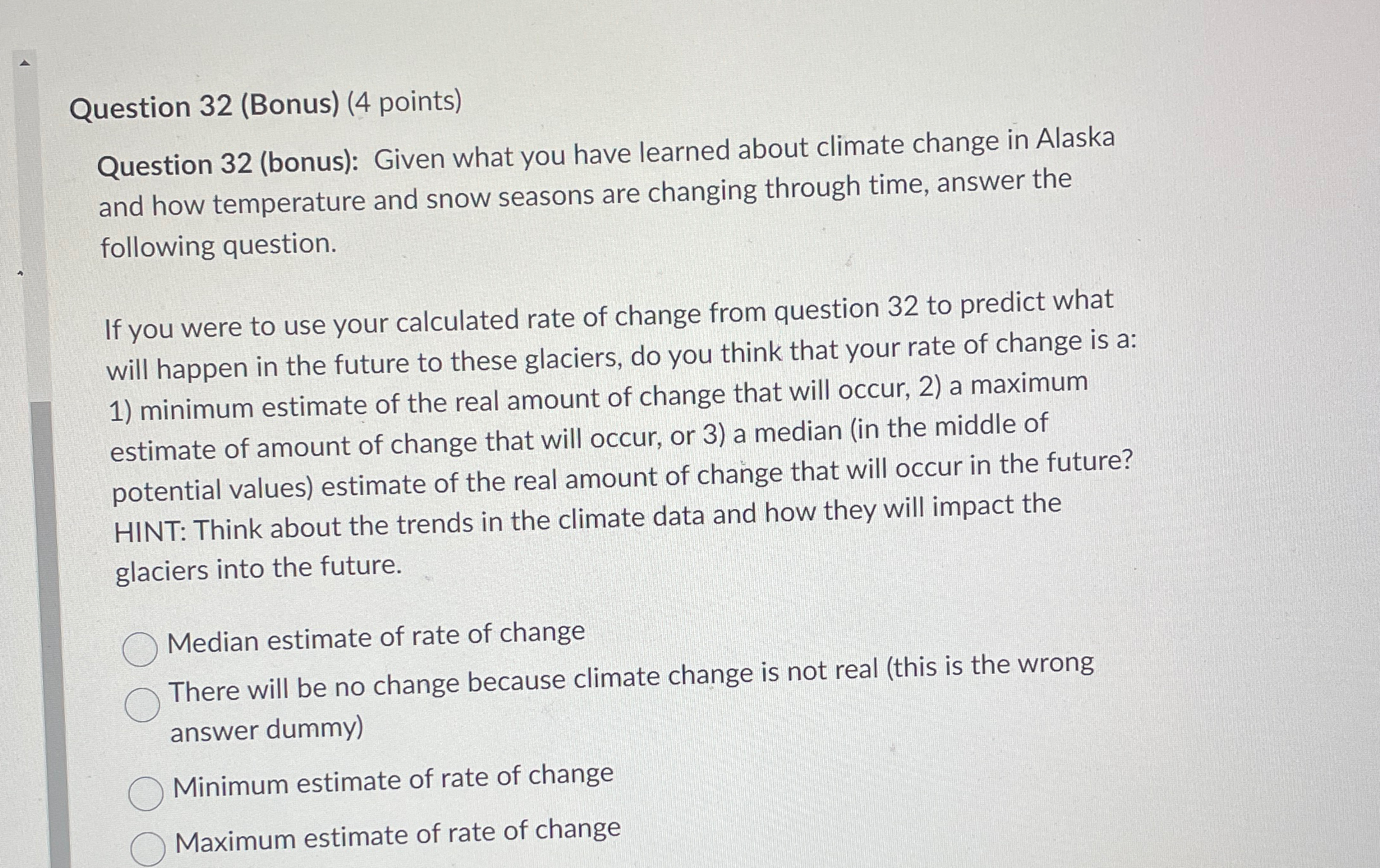 Solved Question 32 (Bonus) (4 ﻿points)Question 32 (bonus): | Chegg.com