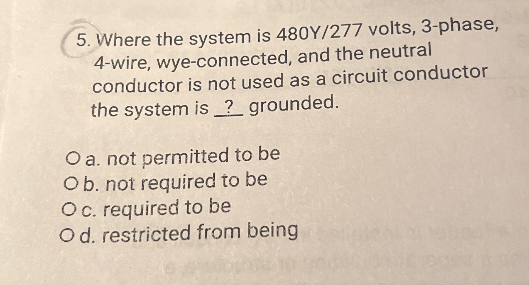 Solved Where the system is 480Y277 ﻿volts, 3 -phase, 4-wire, | Chegg.com