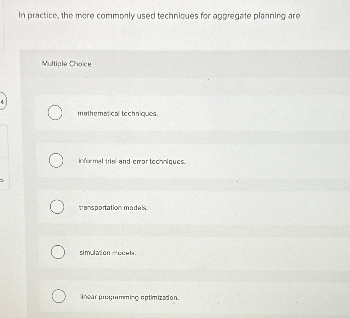 Solved In practice, the more commonly used techniques for | Chegg.com