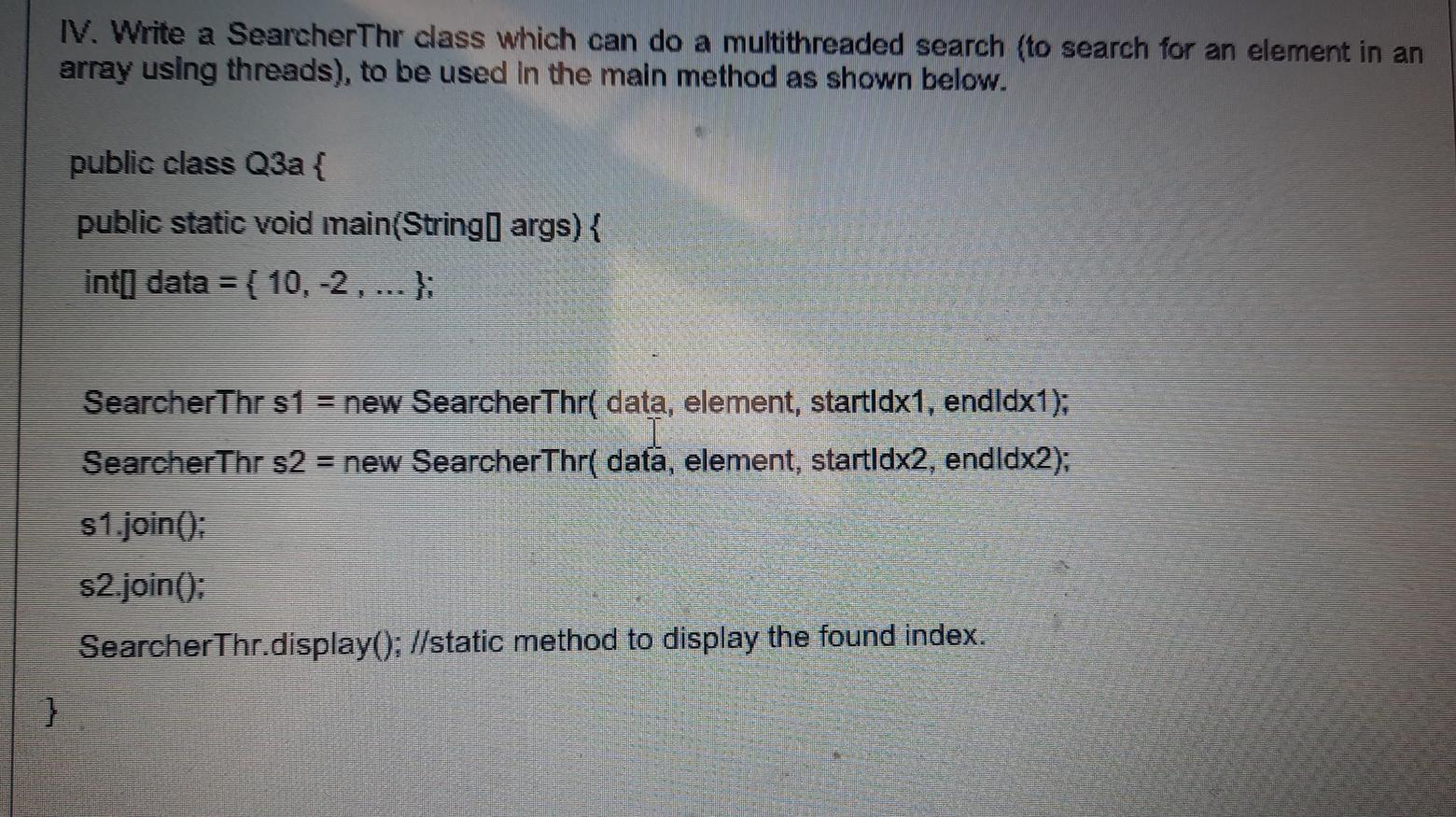 Solved Exception Handling and Multithreading I a.WAJP to | Chegg.com