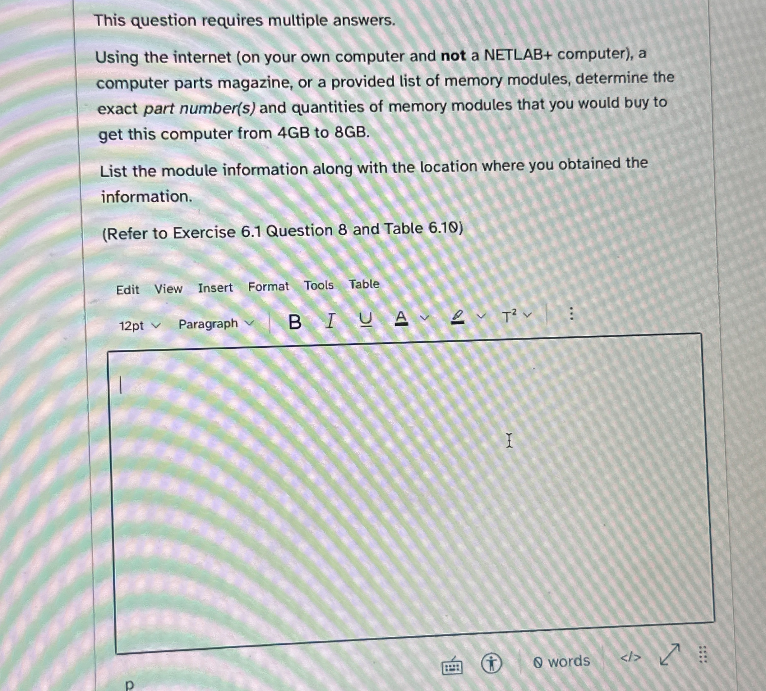 Solved This question requires multiple answers.Using the | Chegg.com