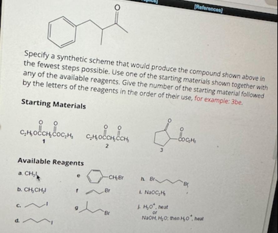Solved Specify a synthetic scheme that would produce the | Chegg.com