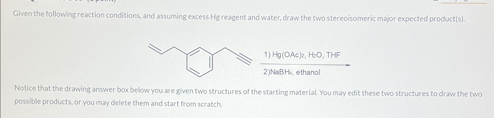 Solved Given The Following Reaction Conditions And Assuming