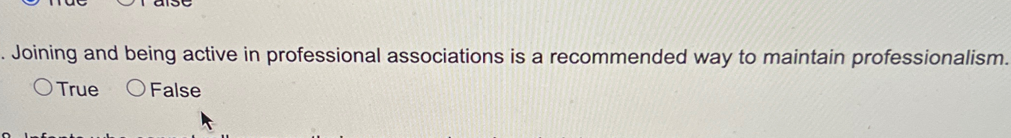 Solved Joining and being active in professional associations | Chegg.com