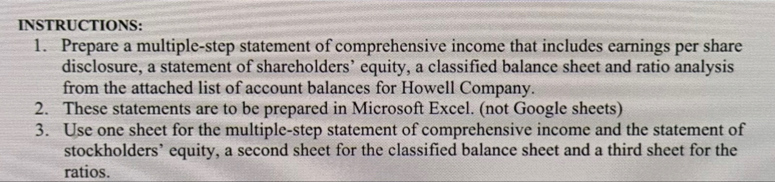 Solved INSTRUCTIONS:Prepare a multiple-step statement of | Chegg.com