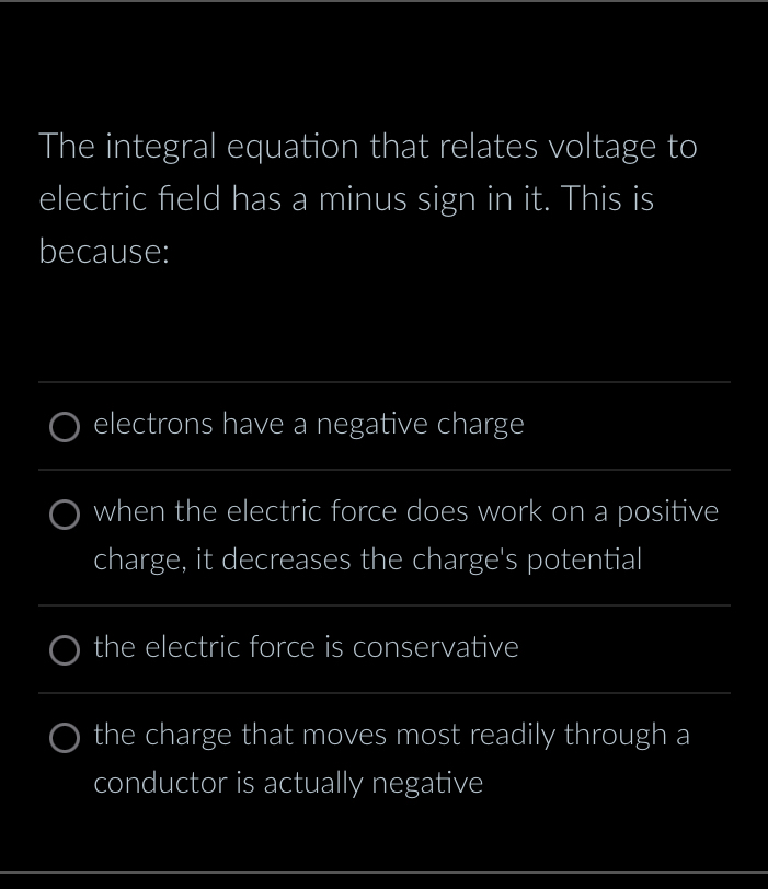 Solved The integral equation that relates voltage to | Chegg.com