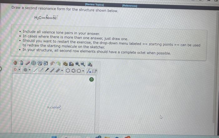 Solved Draw a second resonance form for the structure shown | Chegg.com