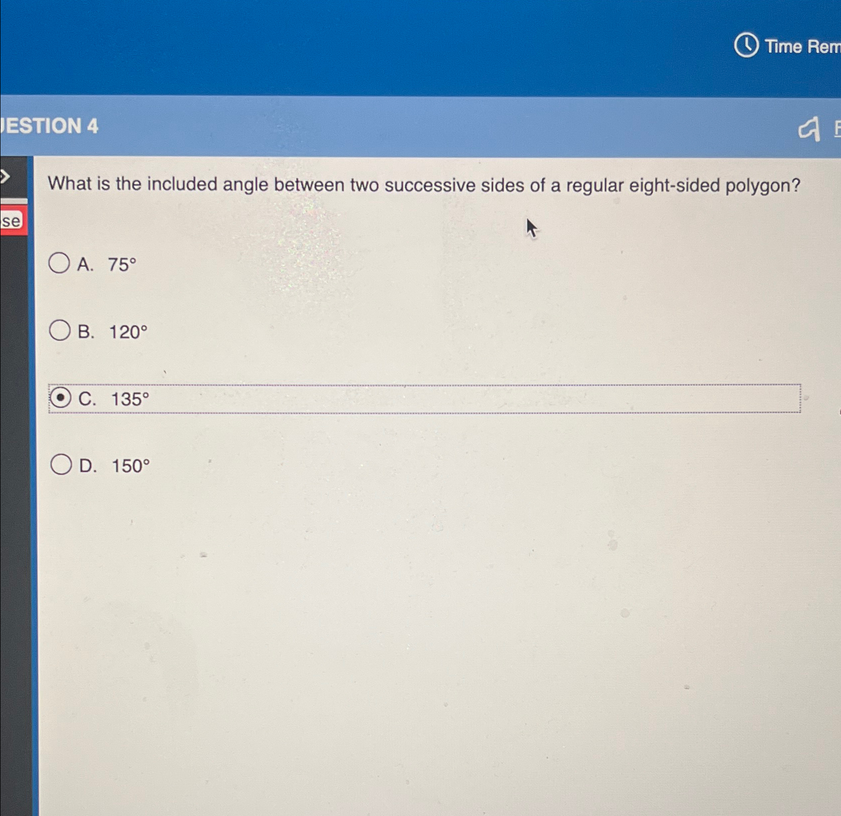Solved ESTION 4What is the included angle between two | Chegg.com