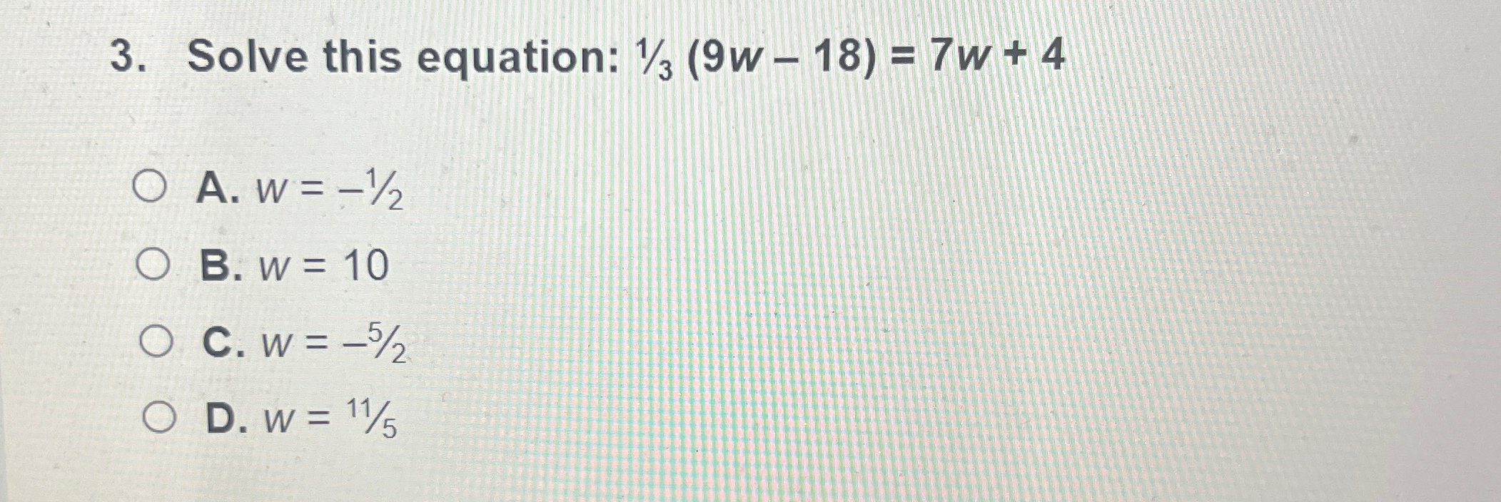 Solved Solve this equation: | Chegg.com
