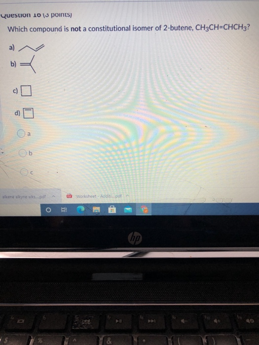 Solved Question 10 13 points) Which compound is not a | Chegg.com