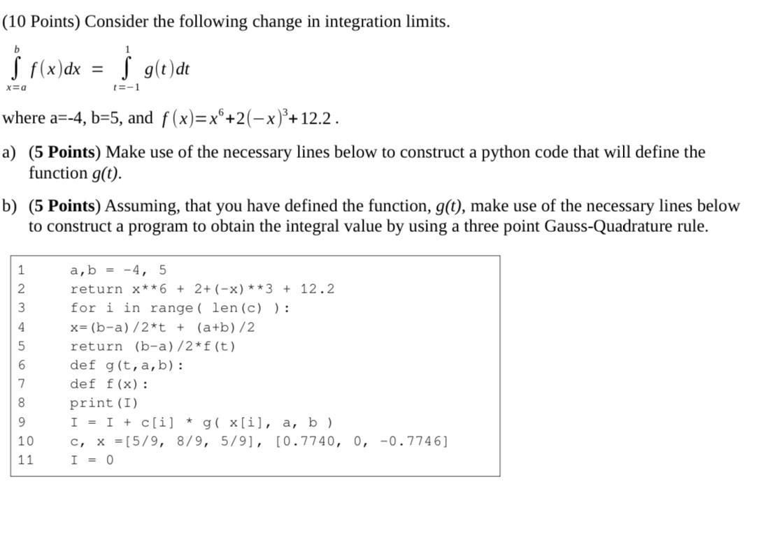 Solved Consider the following change in integration | Chegg.com