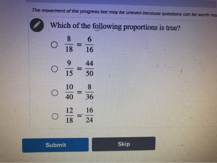 Solved The movement of the progress bar may be uneven | Chegg.com