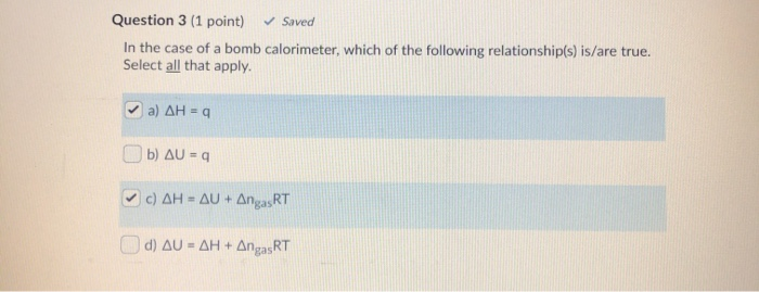 Solved Question 3 (1 point) Saved In the case of a bomb | Chegg.com Solved Question 3 (1 point) Saved In the case of a bomb | Chegg.com