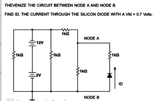 Solved THEVENIZE THE CIRCUIT BETWEEN NODE A AND NODE B. FIND | Chegg.com