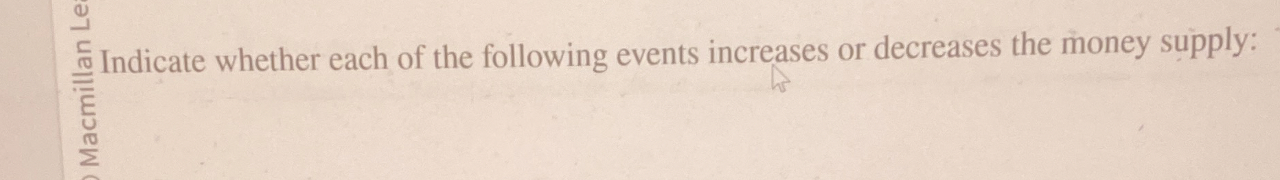 Solved Indicate whether each of the following events | Chegg.com
