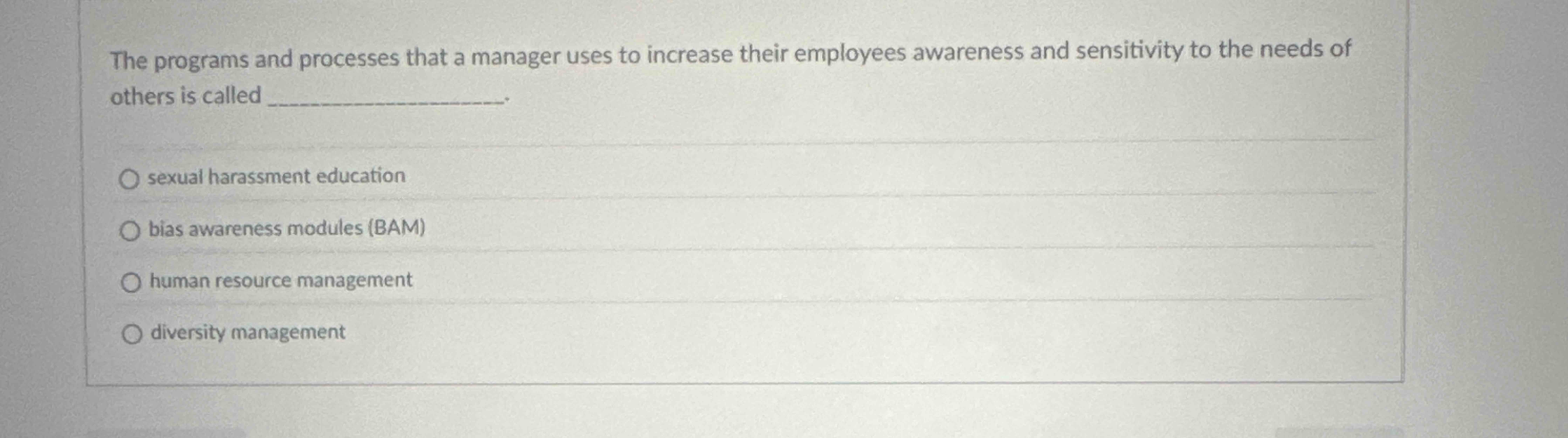 Solved The programs and processes that a manager uses to | Chegg.com