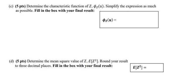 Solved Probabilistic Methods of Signal and System Analysis | Chegg.com