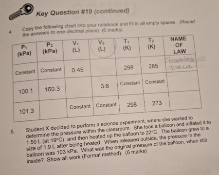Solved Key Question #19 (continued)4. ﻿Copy the following | Chegg.com