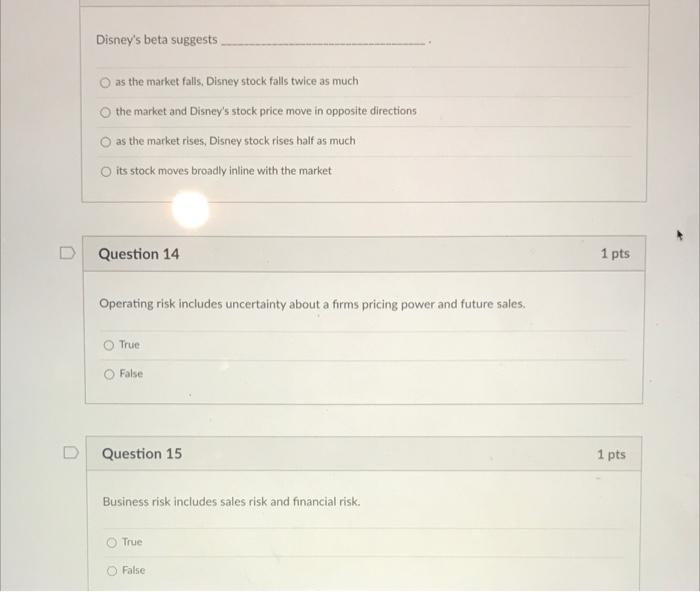 Solved /quizzes/1433150/take Question 4 1 pts Flotation | Chegg.com