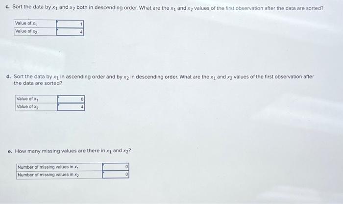 The accompanying data set contains two variables, x1 | Chegg.com