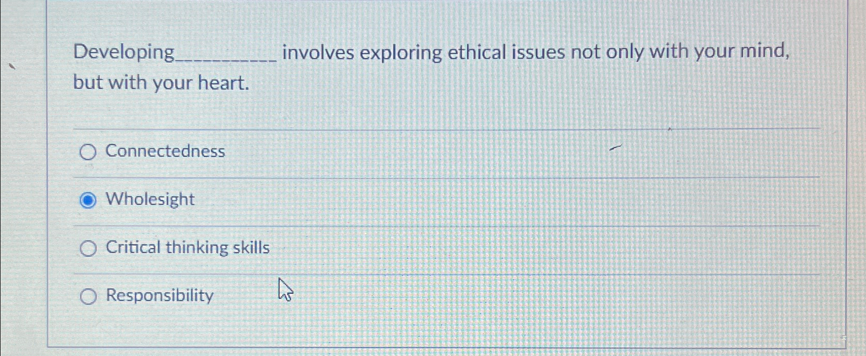 Solved Developing involves exploring ethical issues not only | Chegg.com
