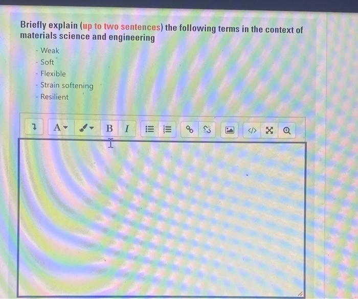 Solved Briefly explain (up to two sentences) the following | Chegg.com
