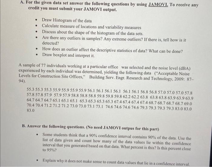 Solved credit you must submit your JAMOVI output. - Draw | Chegg.com
