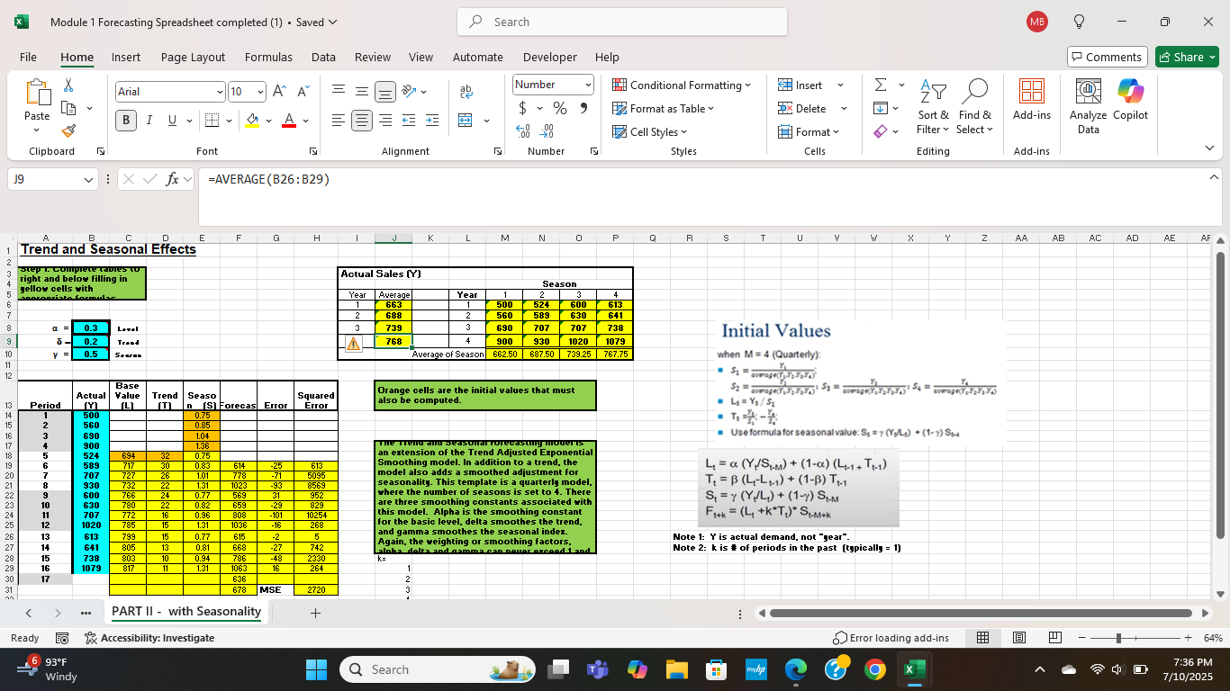 Solved Step 1. ﻿Complete tables to right and below filling | Chegg.com