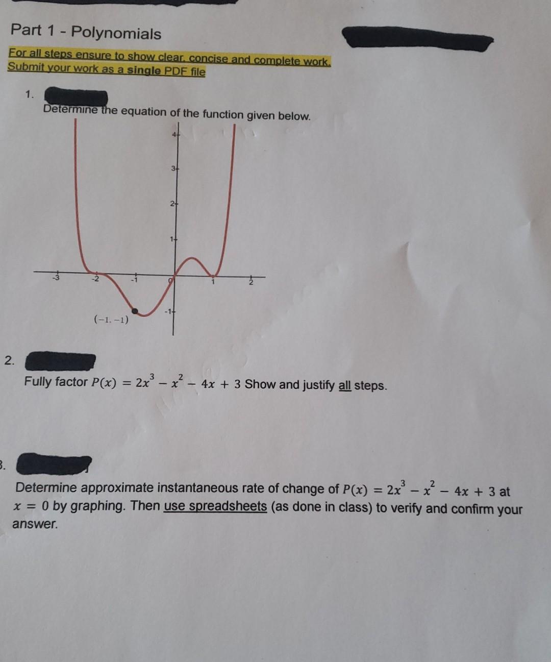 Solved For all steps ensure to show clear. concise and | Chegg.com