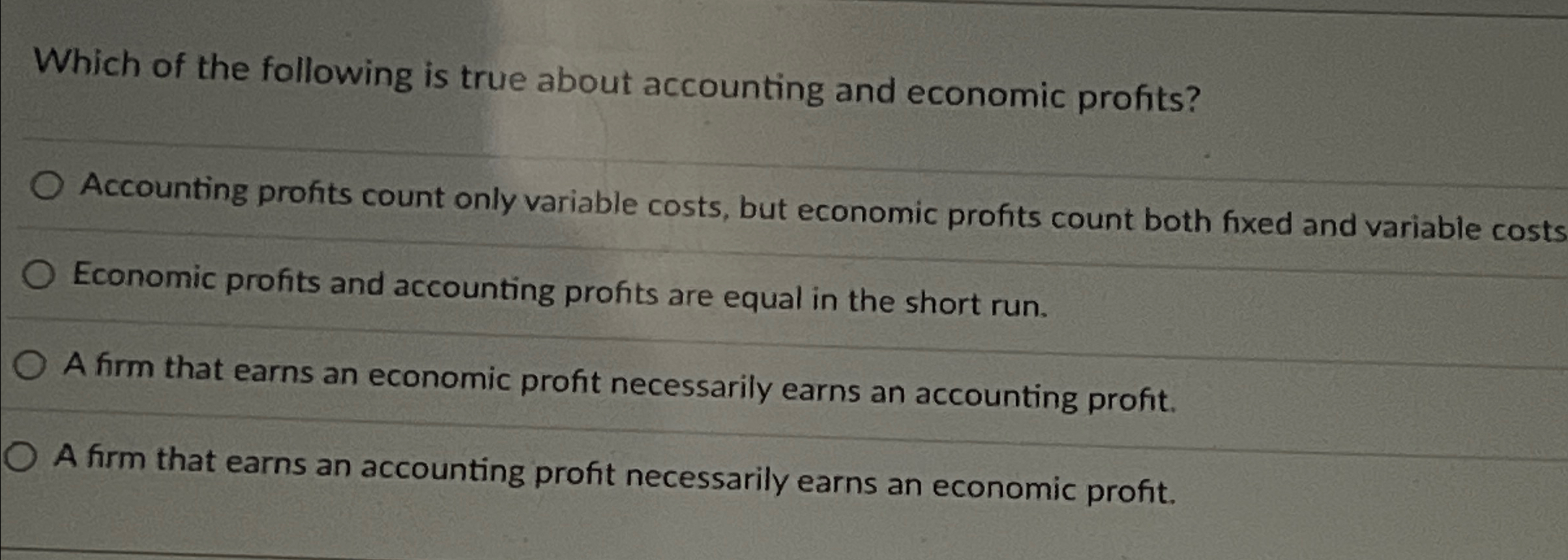Solved Which of the following is true about accounting and | Chegg.com