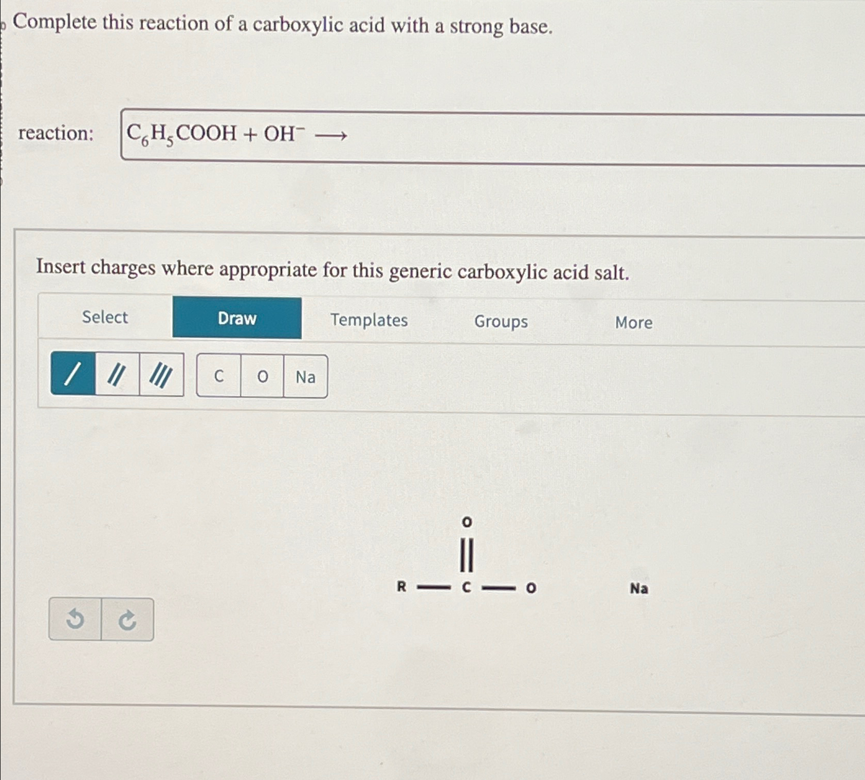 Solved Complete this reaction of a carboxylic acid with a | Chegg.com