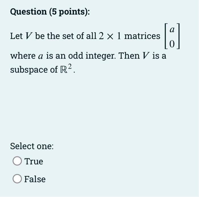Solved Question 5 Points P X X3 2x 3 Is A Vector