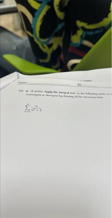 b) (5 points) Determine whether the sequence | Chegg.com