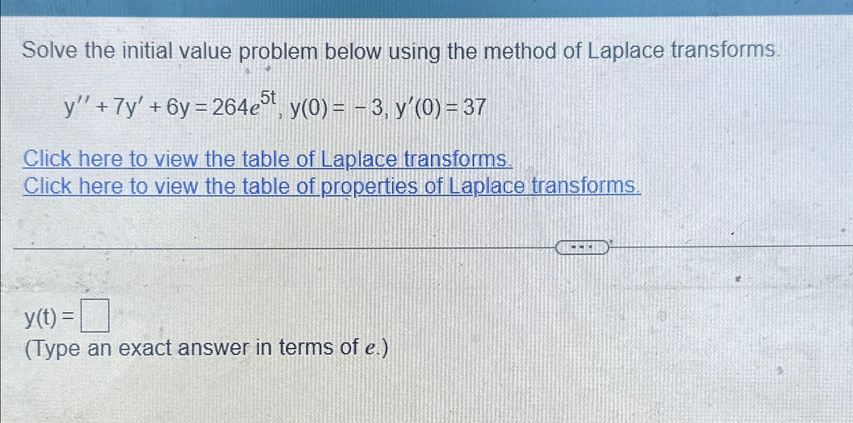 Solved 2.Solve the initial value problem below using the | Chegg.com