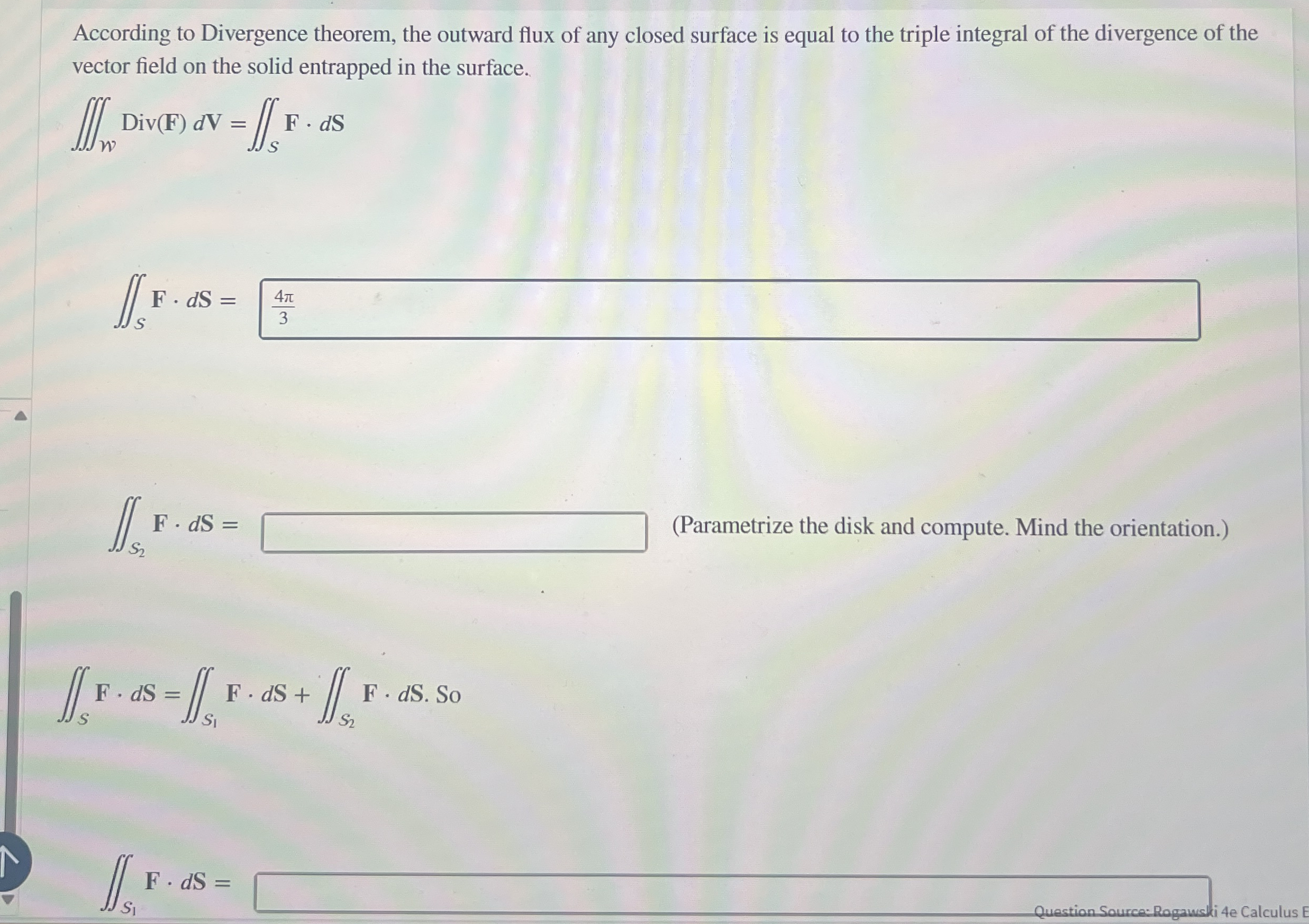 According to Divergence theorem, the outward flux of | Chegg.com
