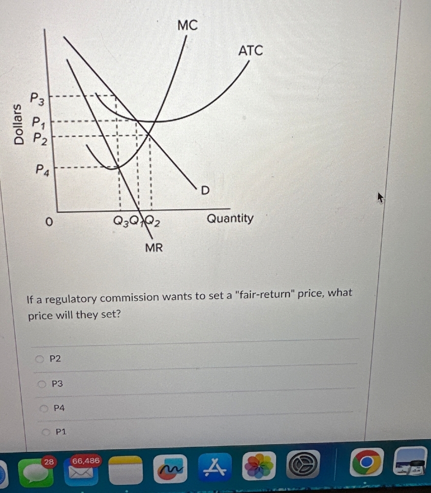 Solved If a regulatory commission wants to set a | Chegg.com