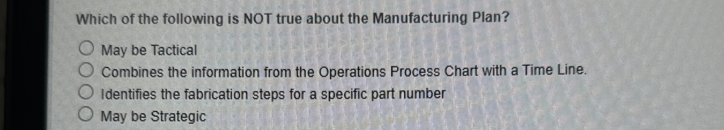 Solved Which of the following is NOT true about the | Chegg.com