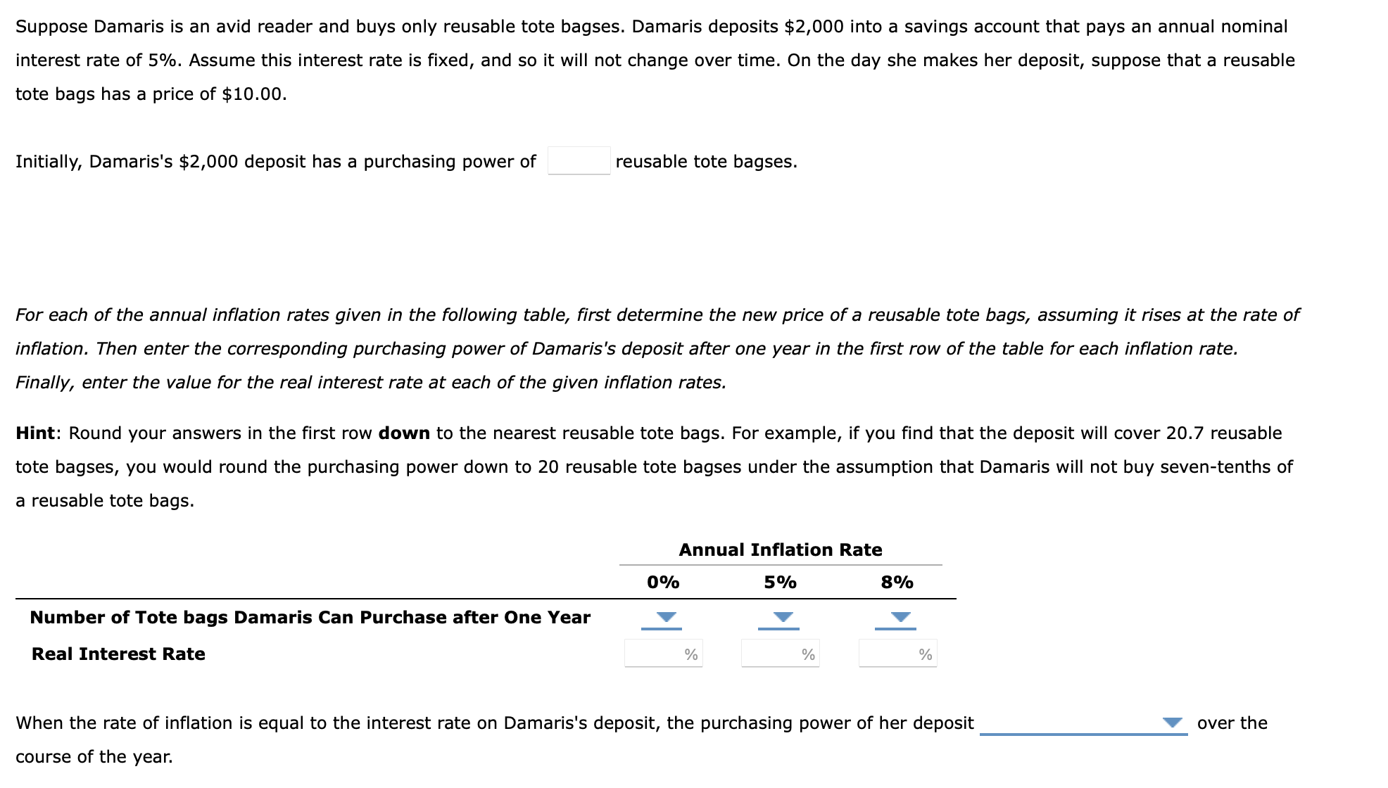 Solved Suppose Damaris is an avid reader and buys only | Chegg.com