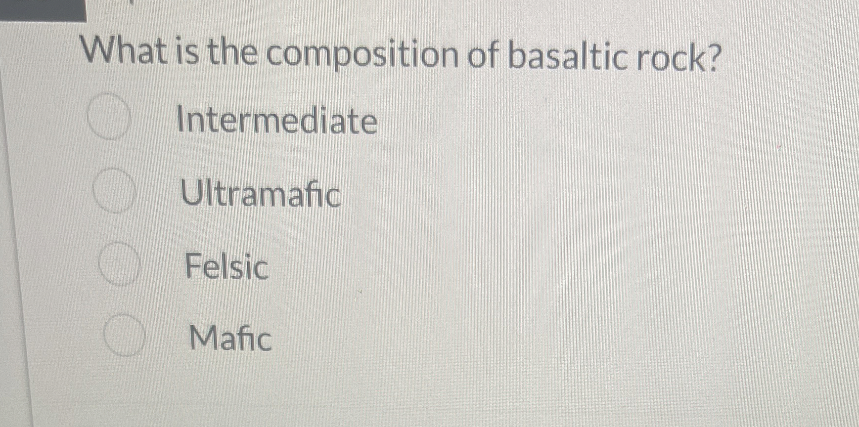 Solved What is the composition of basaltic | Chegg.com