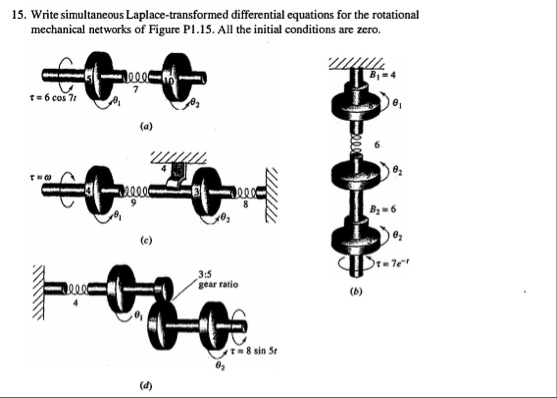 Solved Write simultaneous Laplace-transformed differential | Chegg.com