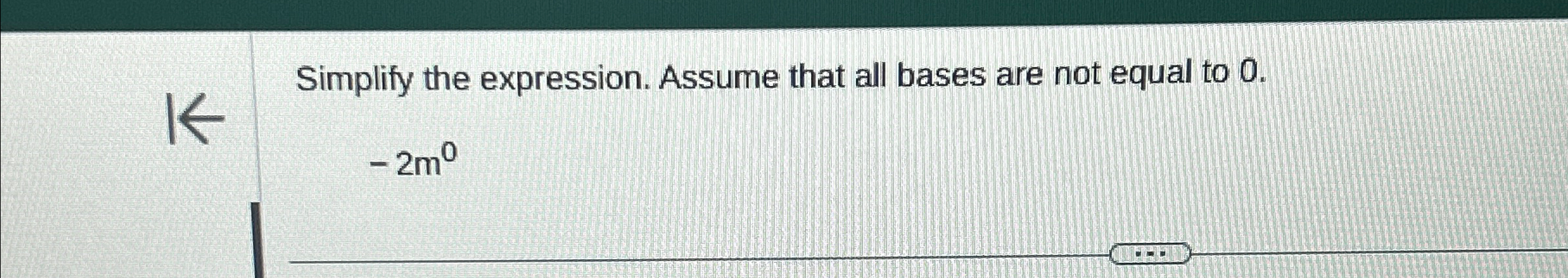 Solved Simplify the expression. Assume that all bases are | Chegg.com