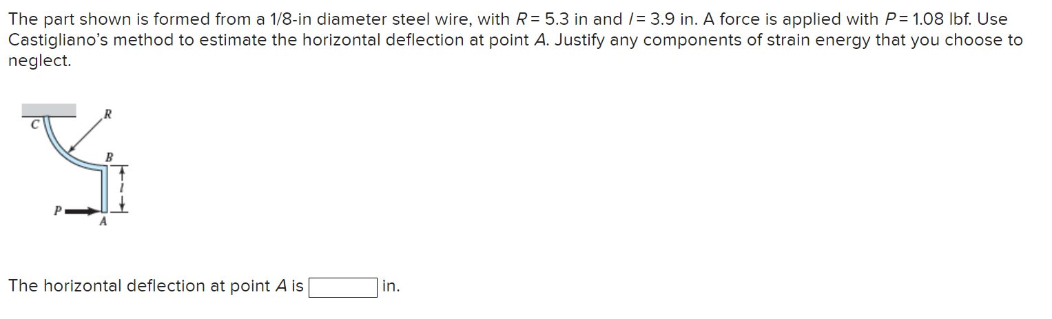 Solved The part shown is formed from a 18-in diameter steel | Chegg.com