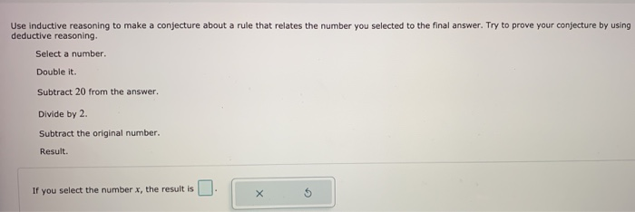 Solved Use inductive reasoning to make a conjecture about a | Chegg.com