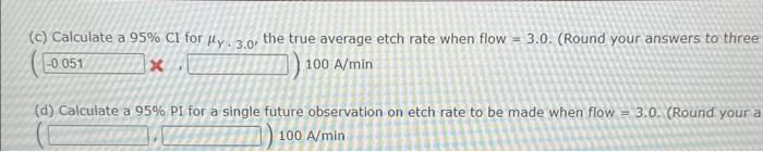 Solved the efching mechanism acd etch rate (r, in 100 | Chegg.com