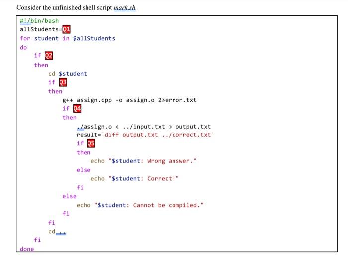 Solved Question 1: - What should be the code in Q1? | Chegg.com