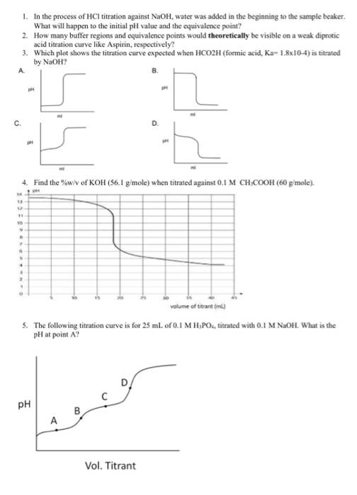 Solved 1. In the process of Na2CO3 titration against HCl, | Chegg.com