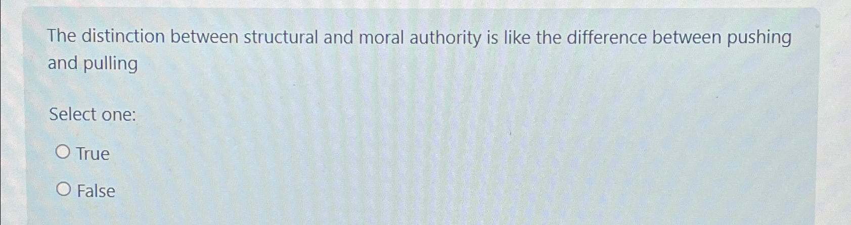 Solved The distinction between structural and moral | Chegg.com