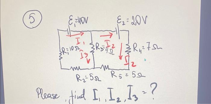 Solved Please, find I1,I2,I3= ? | Chegg.com